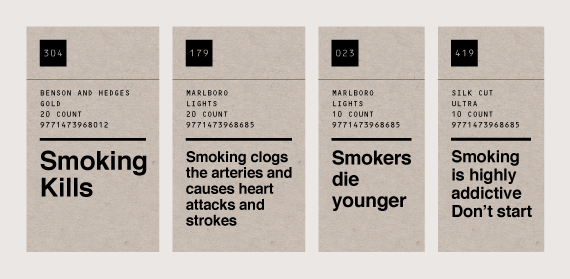 On the packaging of cigarettes – Trickartt Notes